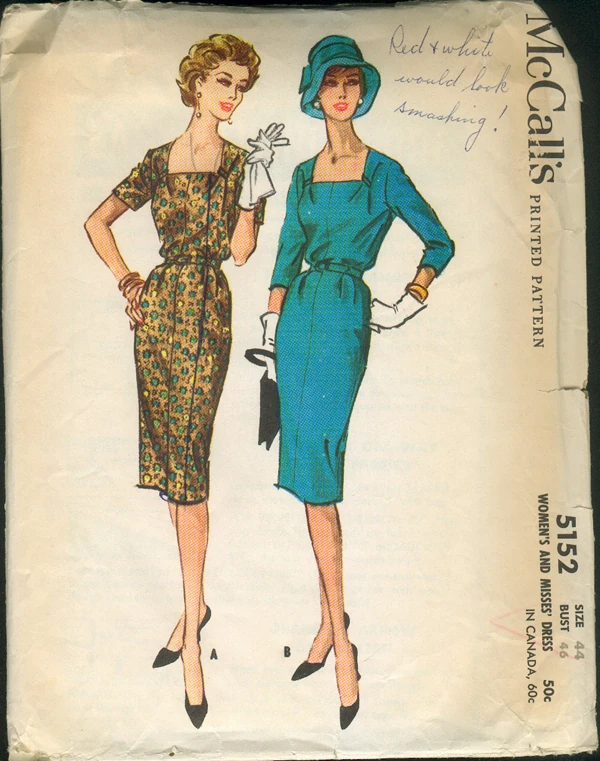 McCall's 5152 | Vintage Sewing Patterns | Fandom