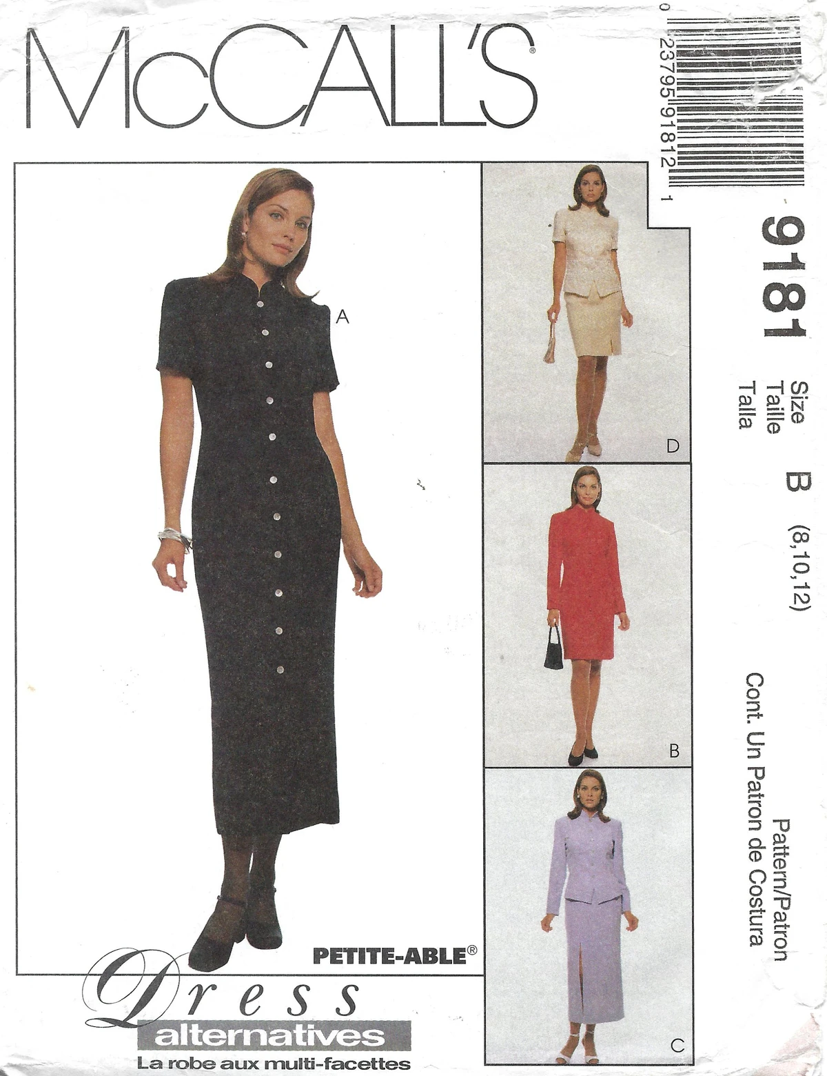 McCall's 9181 C | Vintage Sewing Patterns | Fandom