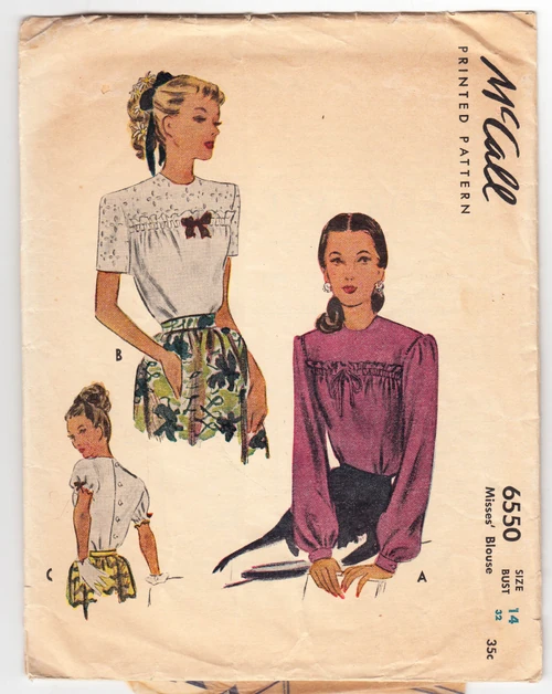 McCall 6550 | Vintage Sewing Patterns | Fandom