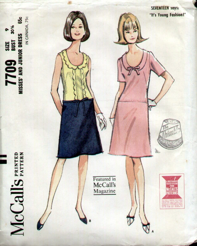 McCall's 7709 | Vintage Sewing Patterns | Fandom