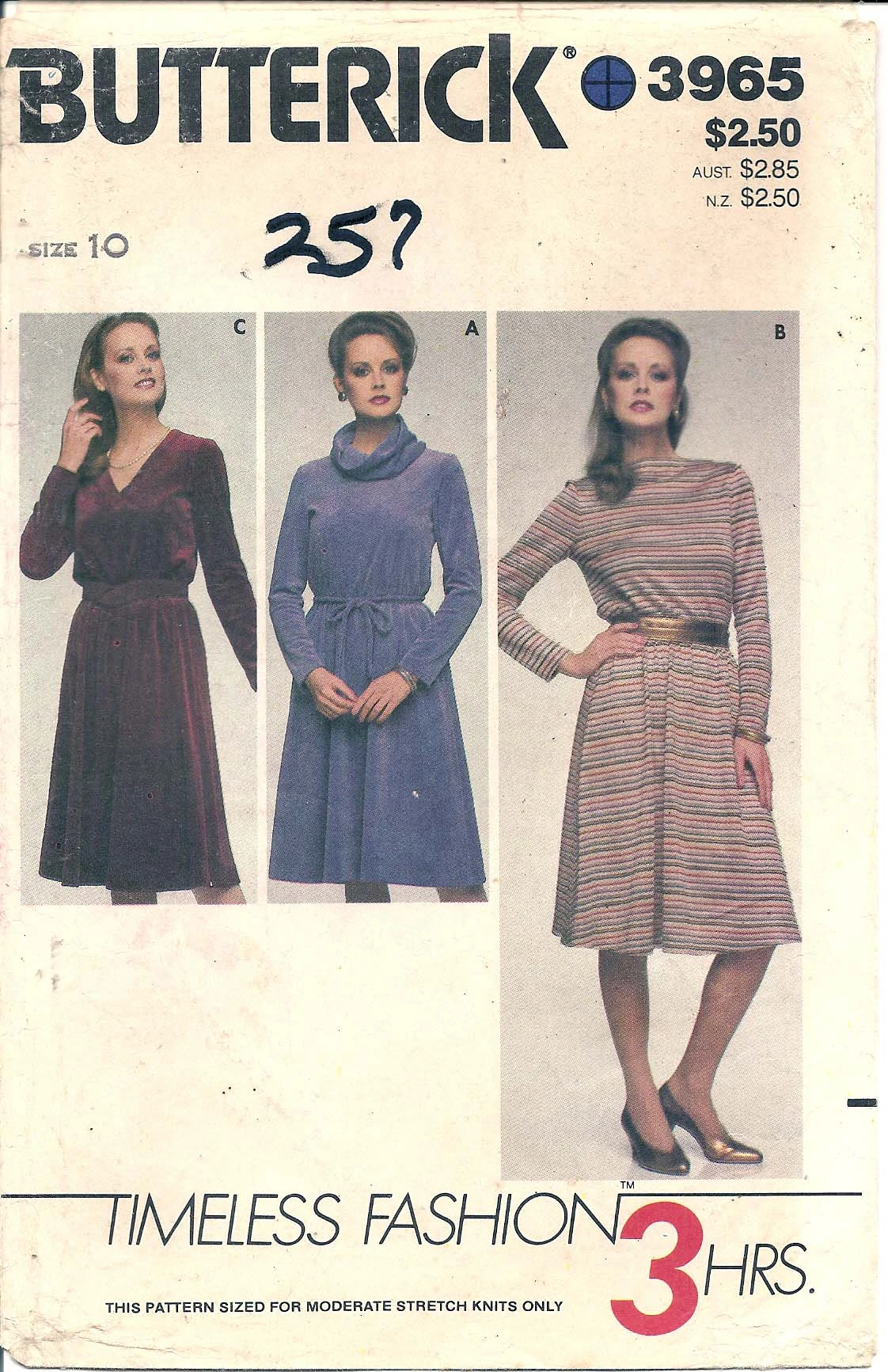 Butterick 3965 B | Vintage Sewing Patterns | Fandom