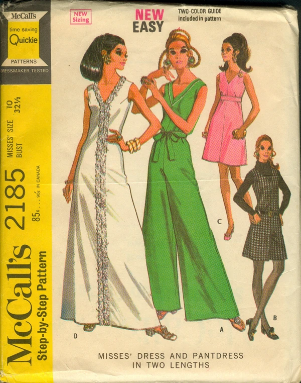 McCall's 2185 | Vintage Sewing Patterns | Fandom