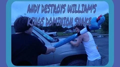 ANDY DESTROYS WILLIAM'S KINGS DOMINION SNAKE | Violette1st Wikia | Fandom