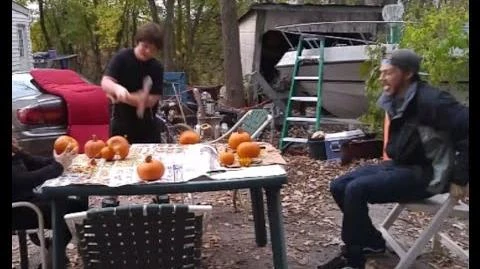 William destroys pumpkin with an axe/Transcript | Violette1st Wikia ...