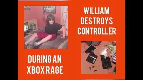 WILLIAM DESTROYS CONTROLLER DURING AN XBOX RAGE | Violette1st Wikia ...