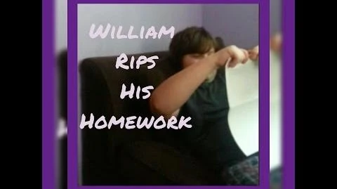 William rips his homework | Violette1st Wikia | Fandom