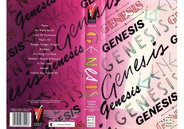 Genesis - Video's Vol. 1 | Virgin Video Wiki | Fandom