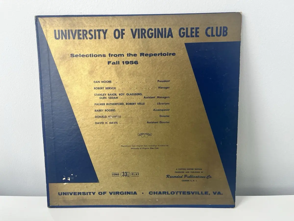 Selections from the Repertoire: Fall 1956-1957 (recording) | Virginia ...