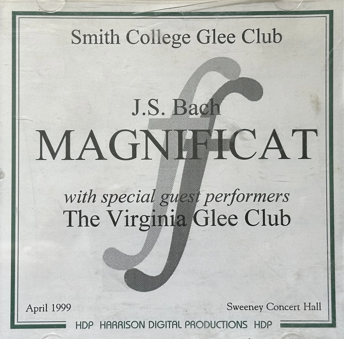 J.S. Bach: Magnificat (Smith recording) | Virginia Glee Club Wiki | Fandom