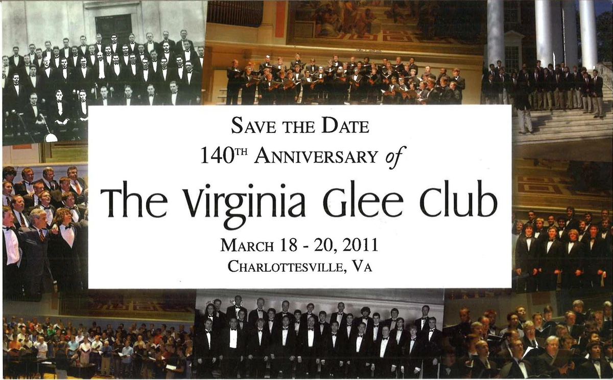 140th Anniversary Weekend | Virginia Glee Club Wiki | Fandom