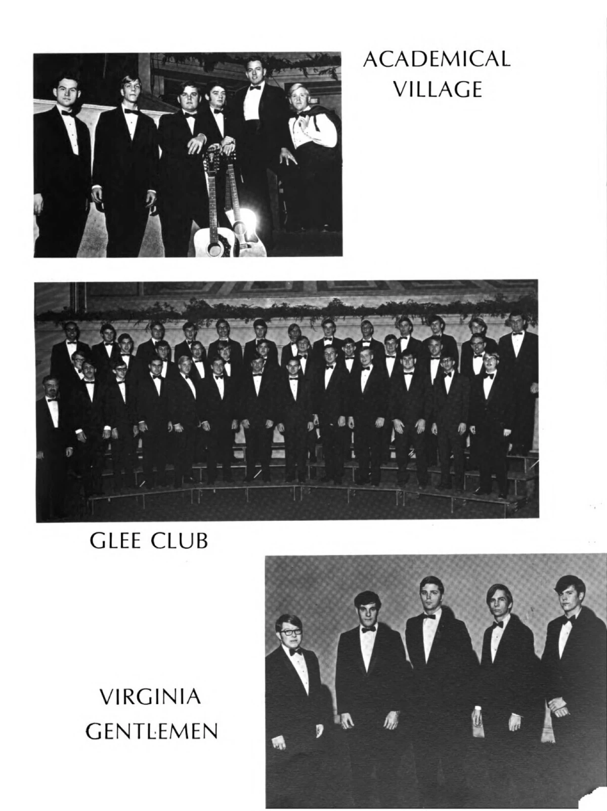 Glee Club 1969-1970 season | Virginia Glee Club Wiki | Fandom