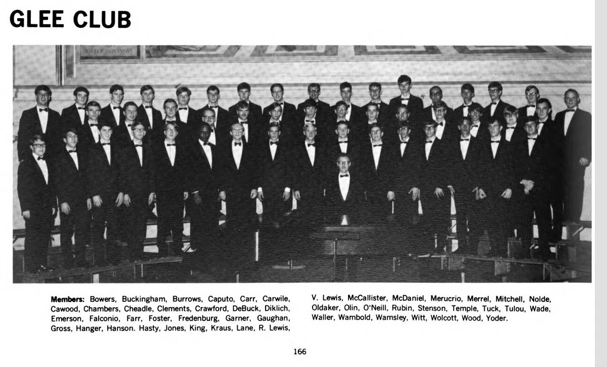 Glee Club 1968-1969 season | Virginia Glee Club Wiki | Fandom