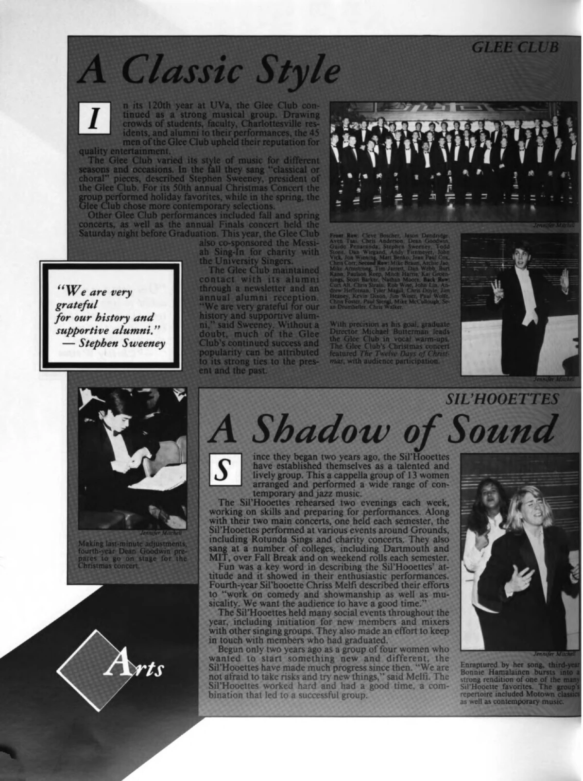 Glee Club 1990-1991 season | Virginia Glee Club Wiki | Fandom