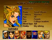Sarah Bryant/Gallery | Virtua Fighter Wiki | Fandom