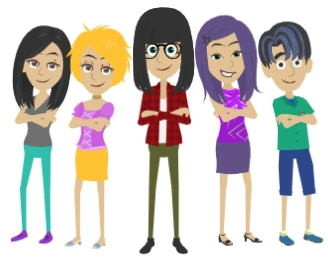 Tina's friends | Virtual grews Wiki | Fandom