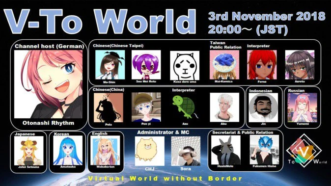 V-To World | Virtual YouTuber Wiki | Fandom
