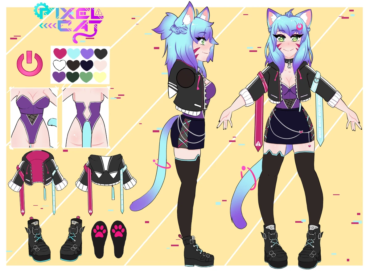 PixcatOS/Gallery | Virtual YouTuber Wiki | Fandom