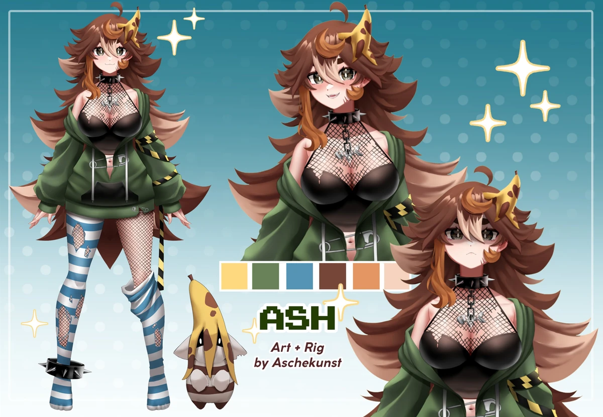 Asche/Gallery | Virtual YouTuber Wiki | Fandom