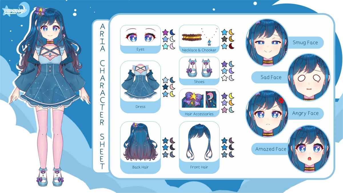 Aria Galaksia/Galeri | Virtual YouTuber Wiki | Fandom