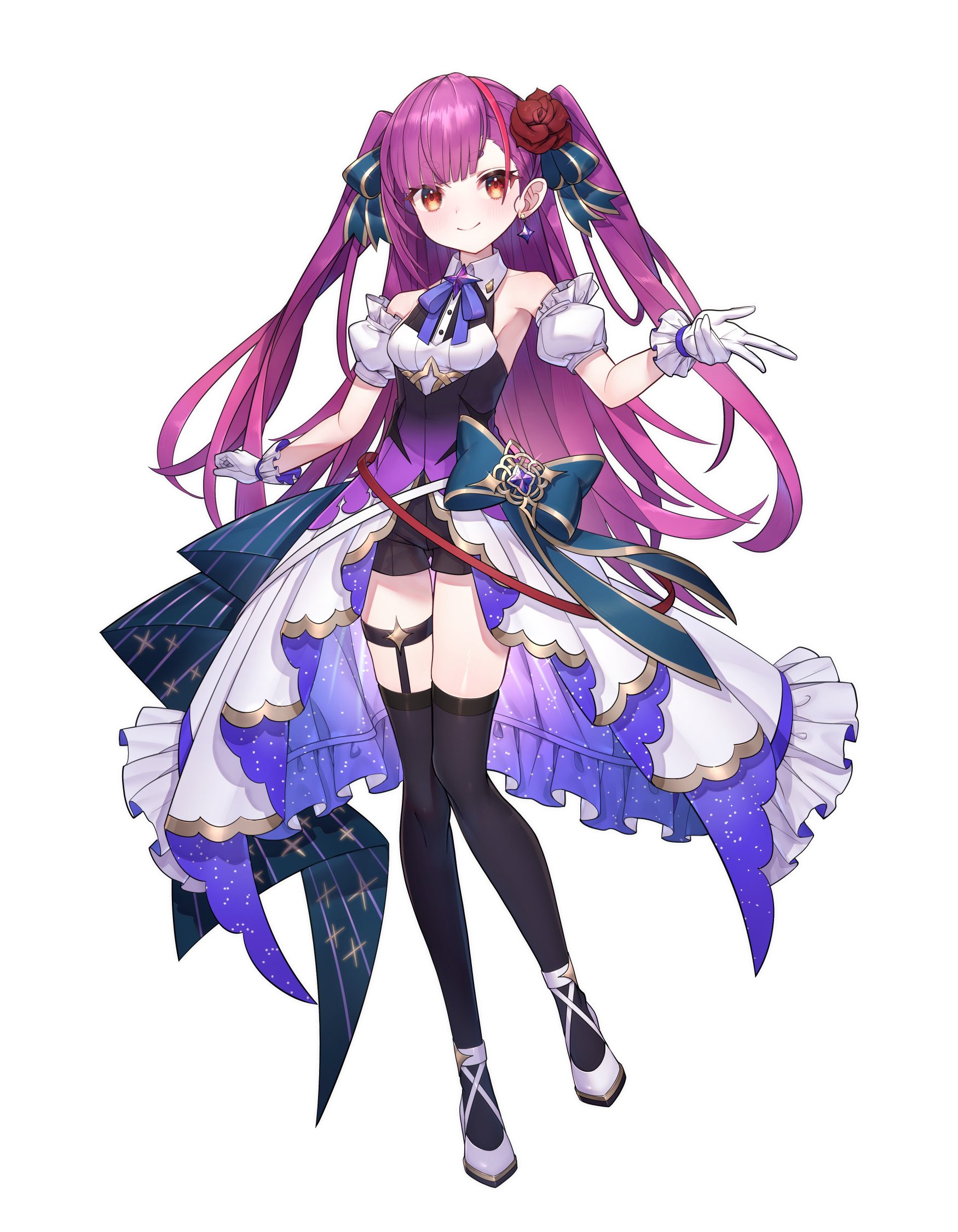 ruri enma (live union), live union, highres, official art, black ...