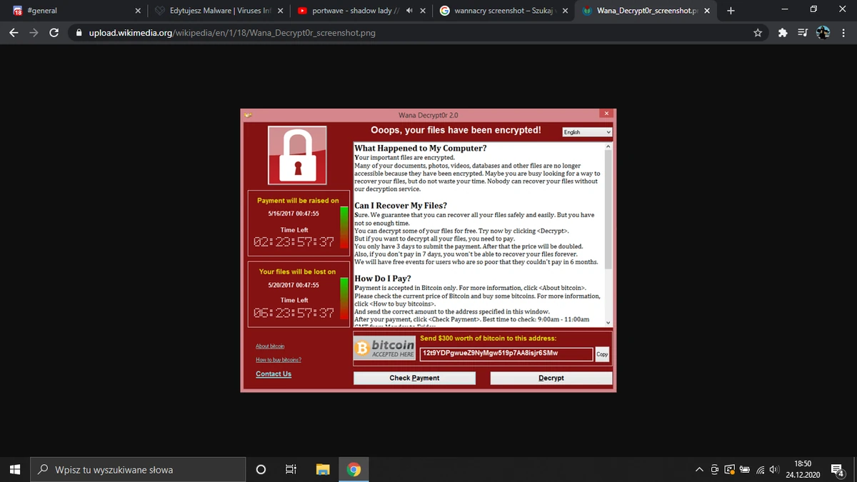 WannaCry | Viruses Information Wiki | Fandom