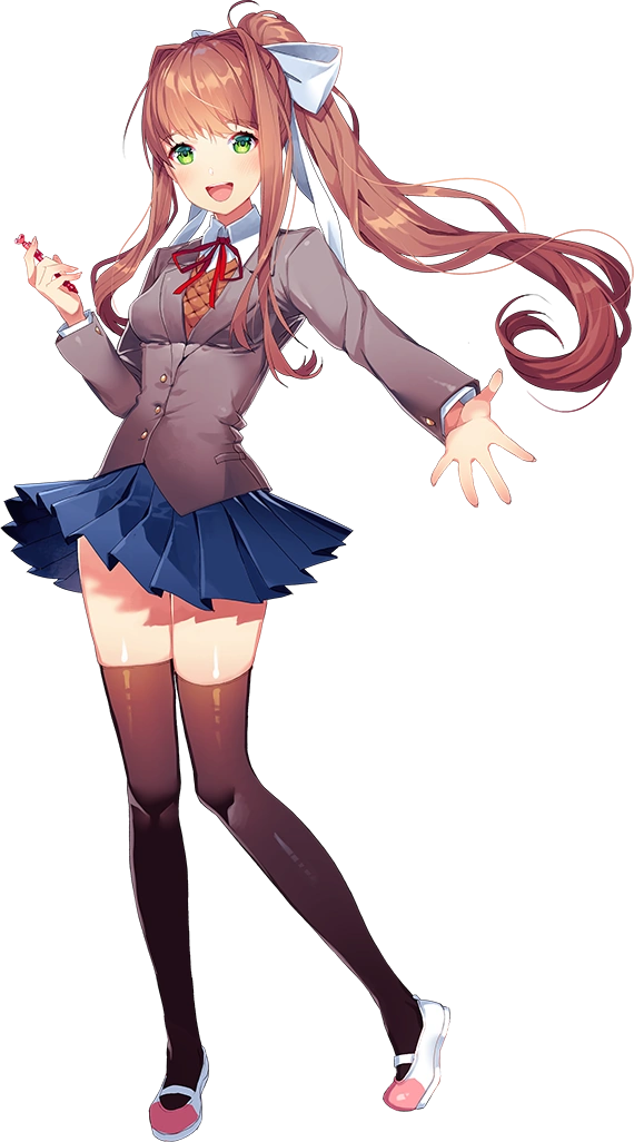 Monika (DDLC) | Visual Novel Horror Romance Wiki | Fandom