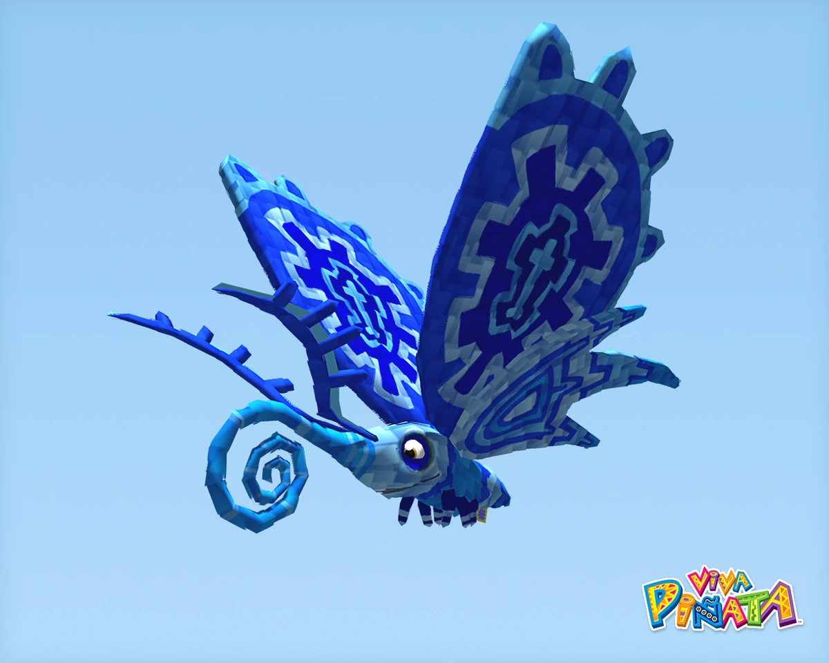 Blue Flutterscotch | Viva Piñata Wiki | Fandom