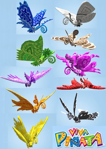 Flutterscotch (Species) | Viva Piñata Wiki | Fandom