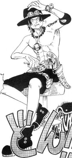 ace one piece drawing