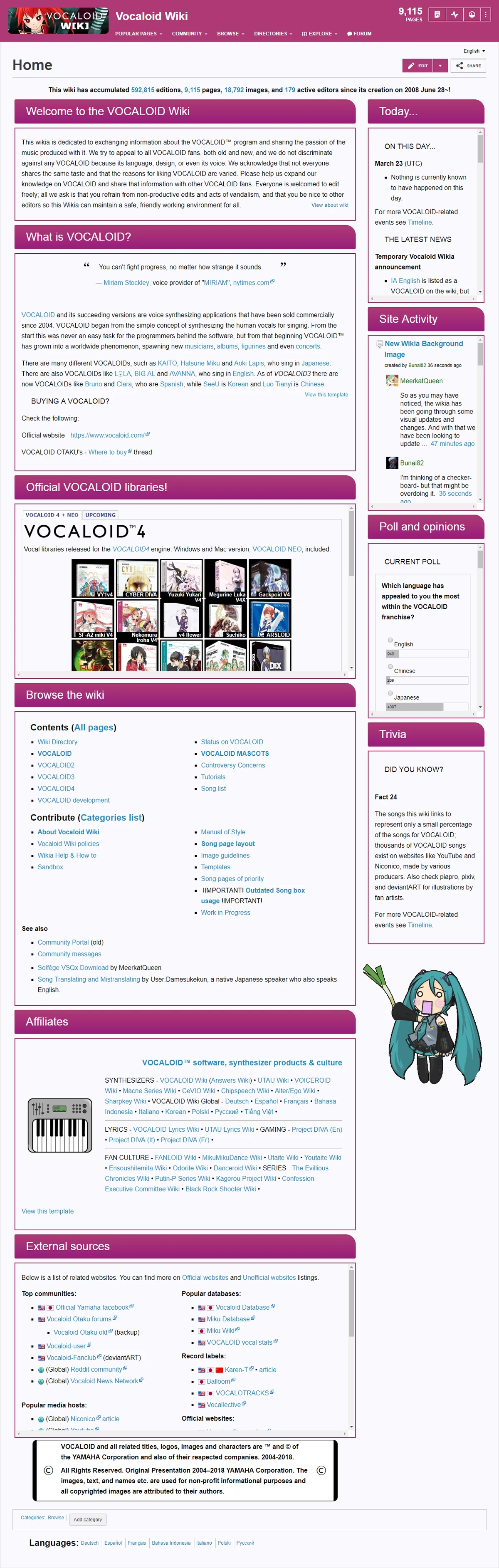 Vocaloid Wiki:About | Vocaloid Wiki | Fandom