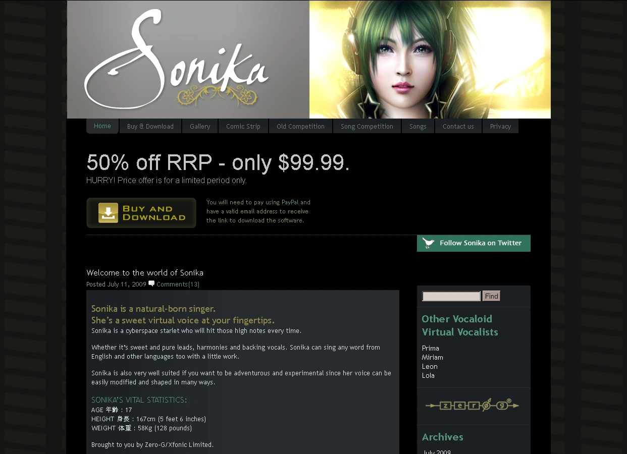 SONiKA | Vocaloid Wiki | Fandom