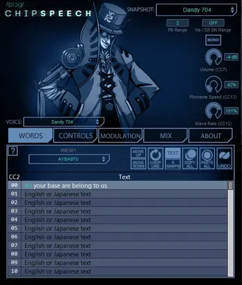 Chipspeech | Vocal Synthesizer Wiki | Fandom