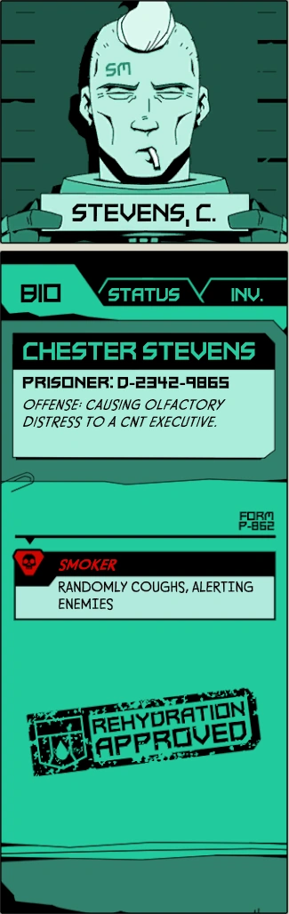 Chester Stevens - Void Bastards Wiki