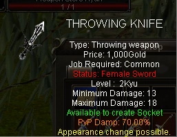 Throwing weapons | VoidLegends Wiki | Fandom