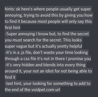Source Code Secret | Voidpet Wiki | Fandom