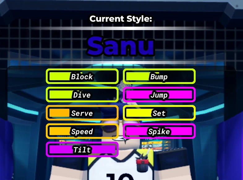 Sanu | Volleyball Legends Wiki | Fandom