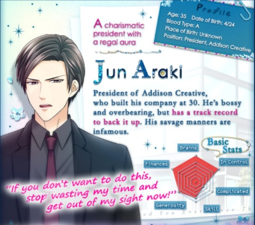 Jun Araki | Voltage Inc Wiki | Fandom