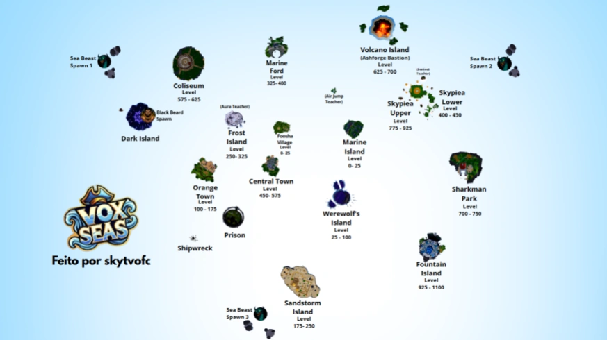 Map | Vox Seas Wiki | Fandom