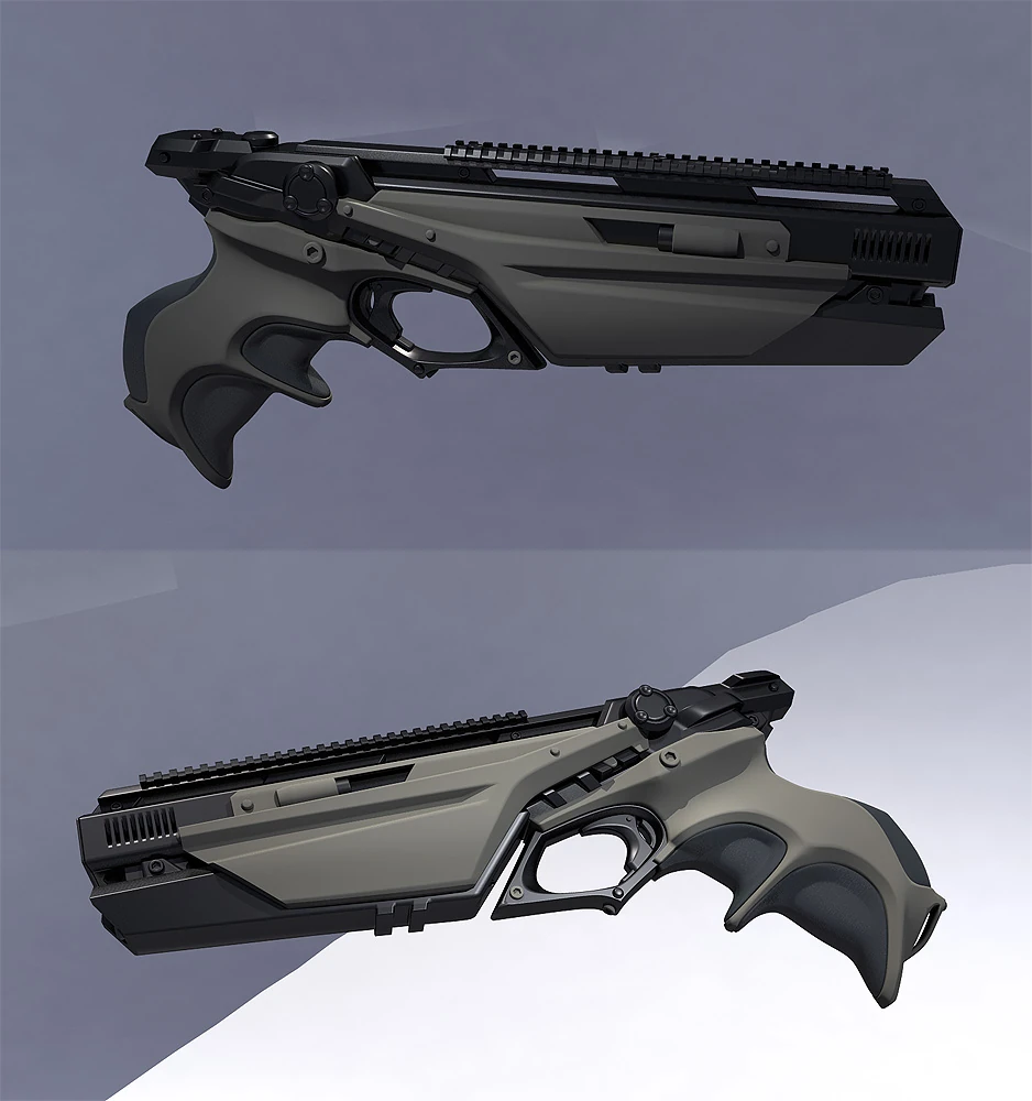 Testament Heavy Particle Pistol | Voyages In Andromeda Wiki | Fandom
