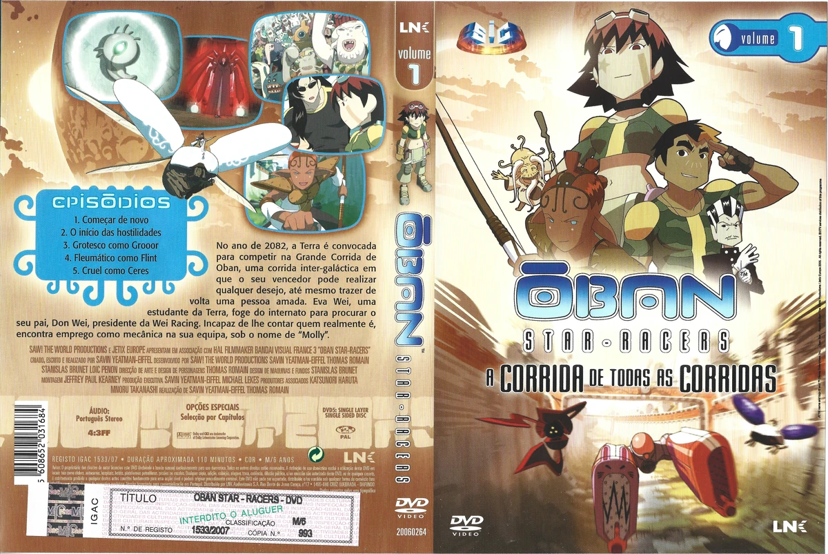 Lista de lançamentos de Oban Star-Racers | Wiki Dobragens Portuguesas ...