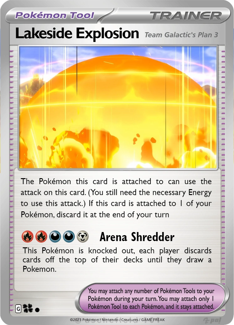 Lakeside Explosion - /vp/55141430 | /vp/ Pokémon Card Faking Contest ...