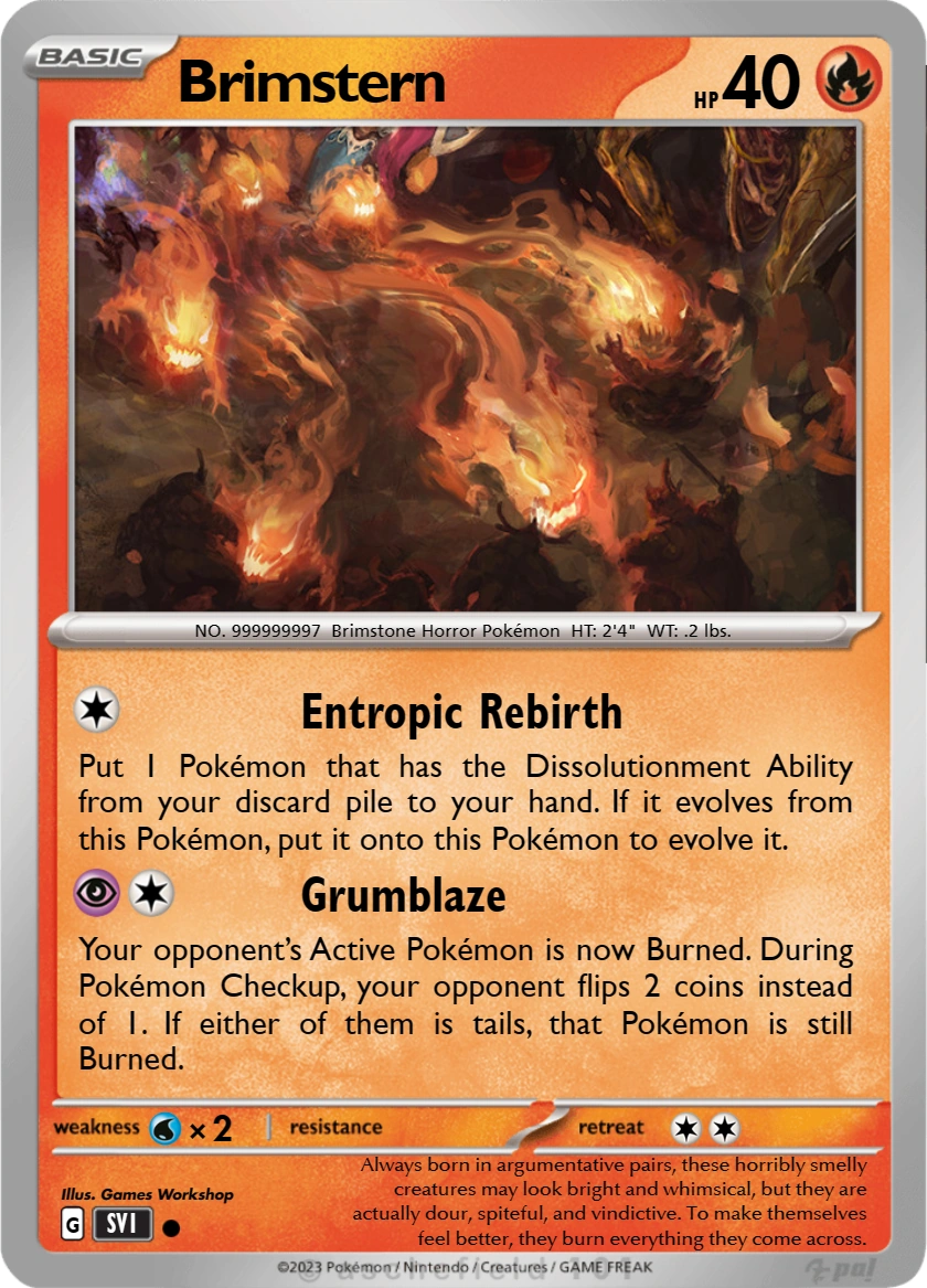 Brimstern - /tg/91216571 | /vp/ Pokémon Card Faking Contest Wiki | Fandom