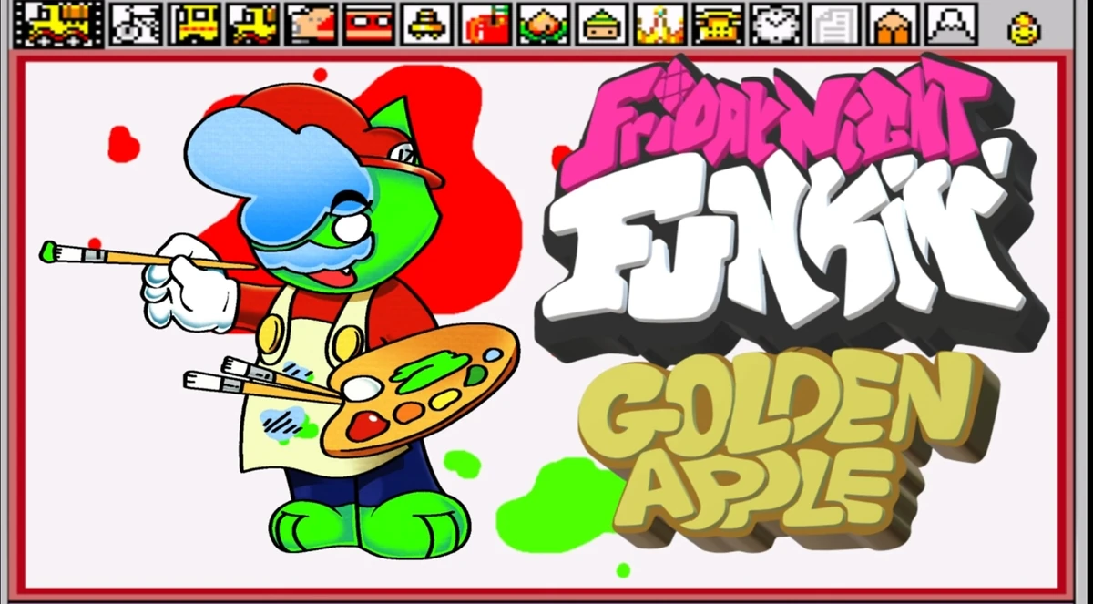 Mario Paint | Vs Dave and Bambi Golden Apple Edition Wiki | Fandom