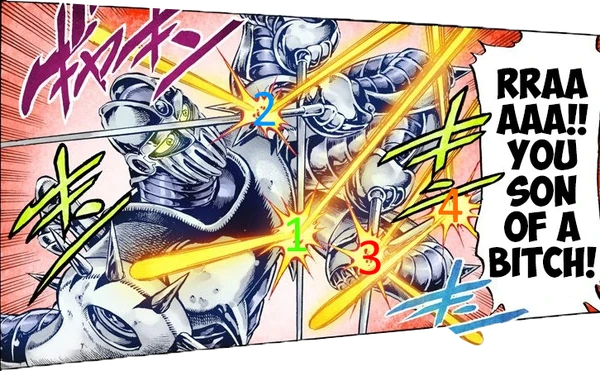 User blog:AmonInChains/JJBA - Silver Chariot deflect The Sun beams | VS ...
