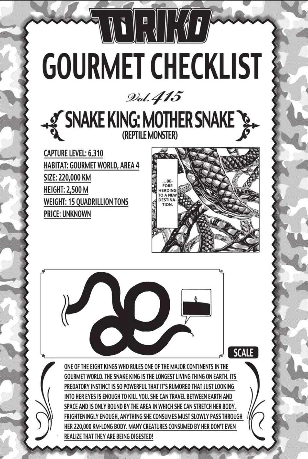User blog:Kachon123/Toriko: Mother Snake GPE and KE | VS Battles Wiki ...