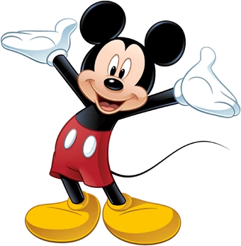 how to draw mickey mouse feet