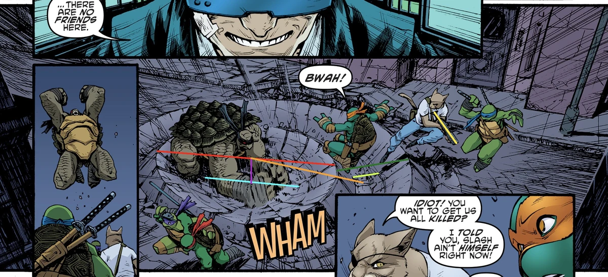 User blog:KingTempest16/TMNT IDW: Slash: (Controlled) Slams the ground ...