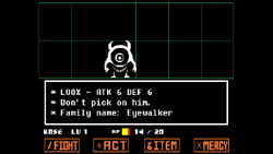User blog:StrymULTRA/Undertale: List of all CHECK Statistics | VS ...
