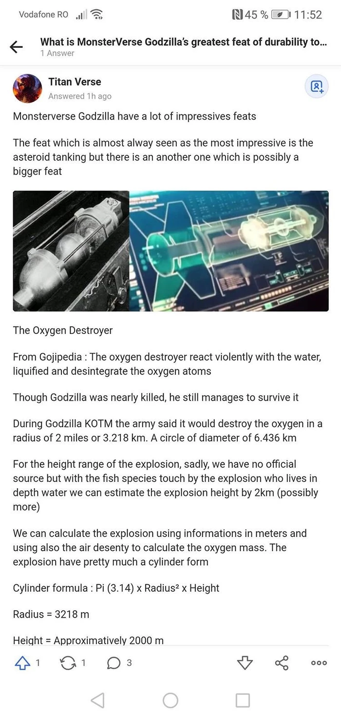 User blog:Apex Predator GX/MonsterVerse - Oxygen Destroyer calc | VS ...