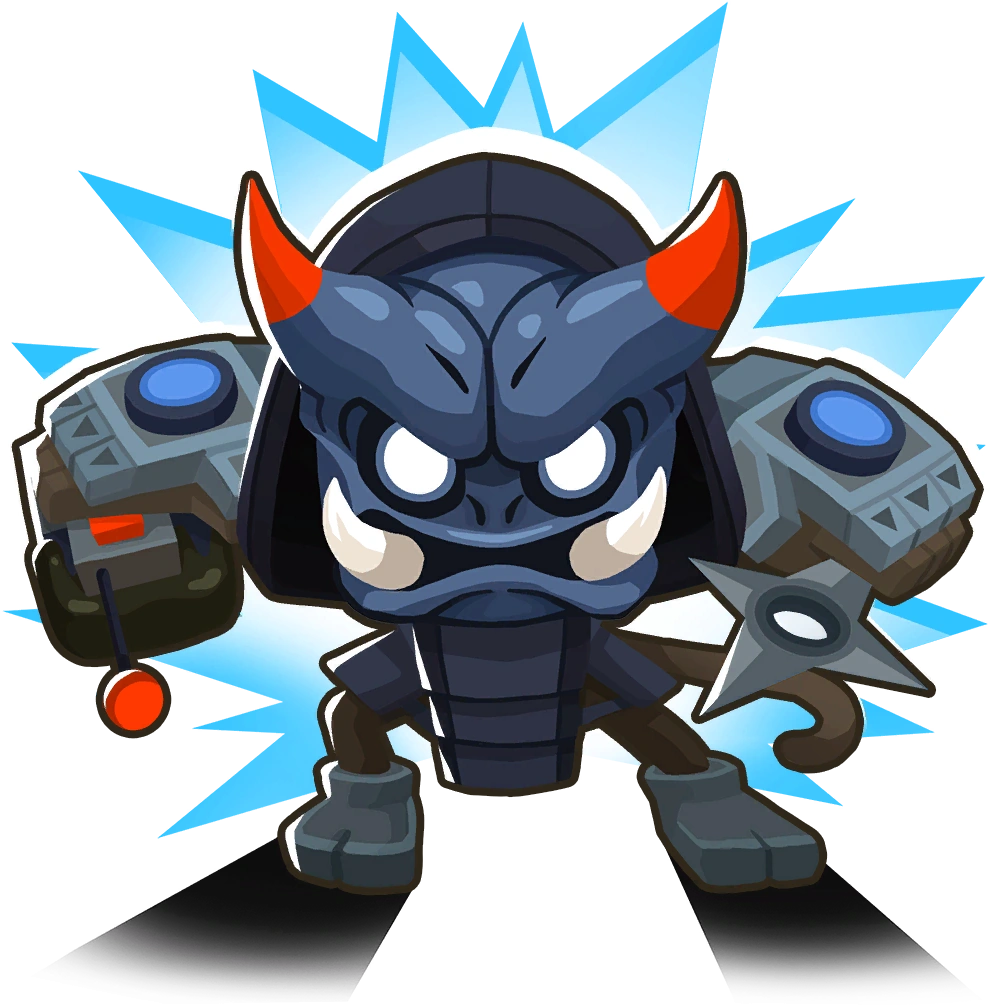 Cartoon Ninja Monkey